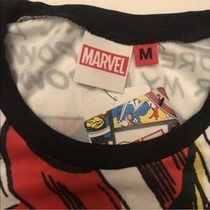 Marvel | Shirts | Marvel Comics Retro Avengers All Over Print Shirt ...